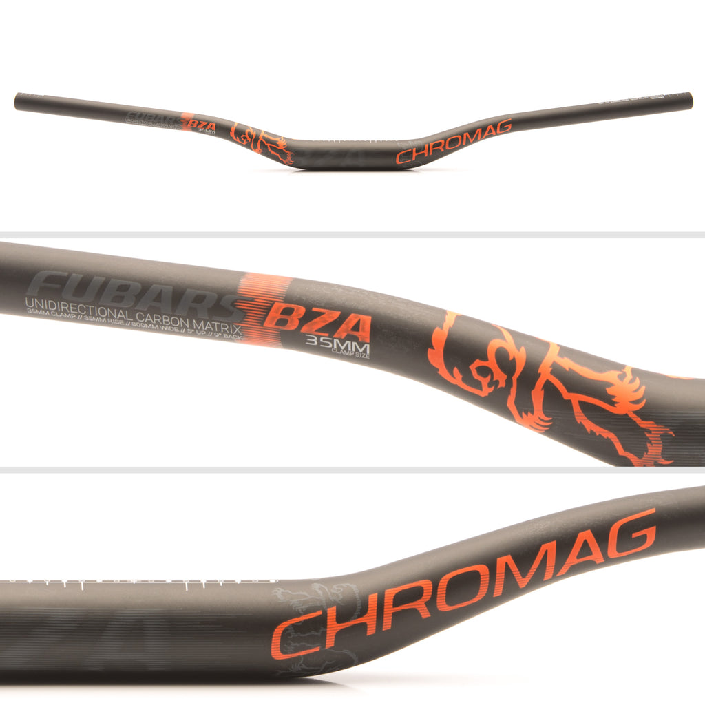 BZA 35mm Carbon MTB Bars: Lightweight & Strong Handlebars | Chromag ...
